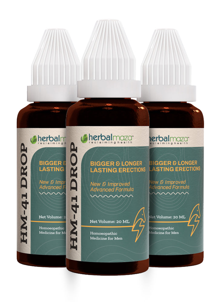 HM-41 Homeopathic Drops for ED, Short Penis Size & Sexual Weakness